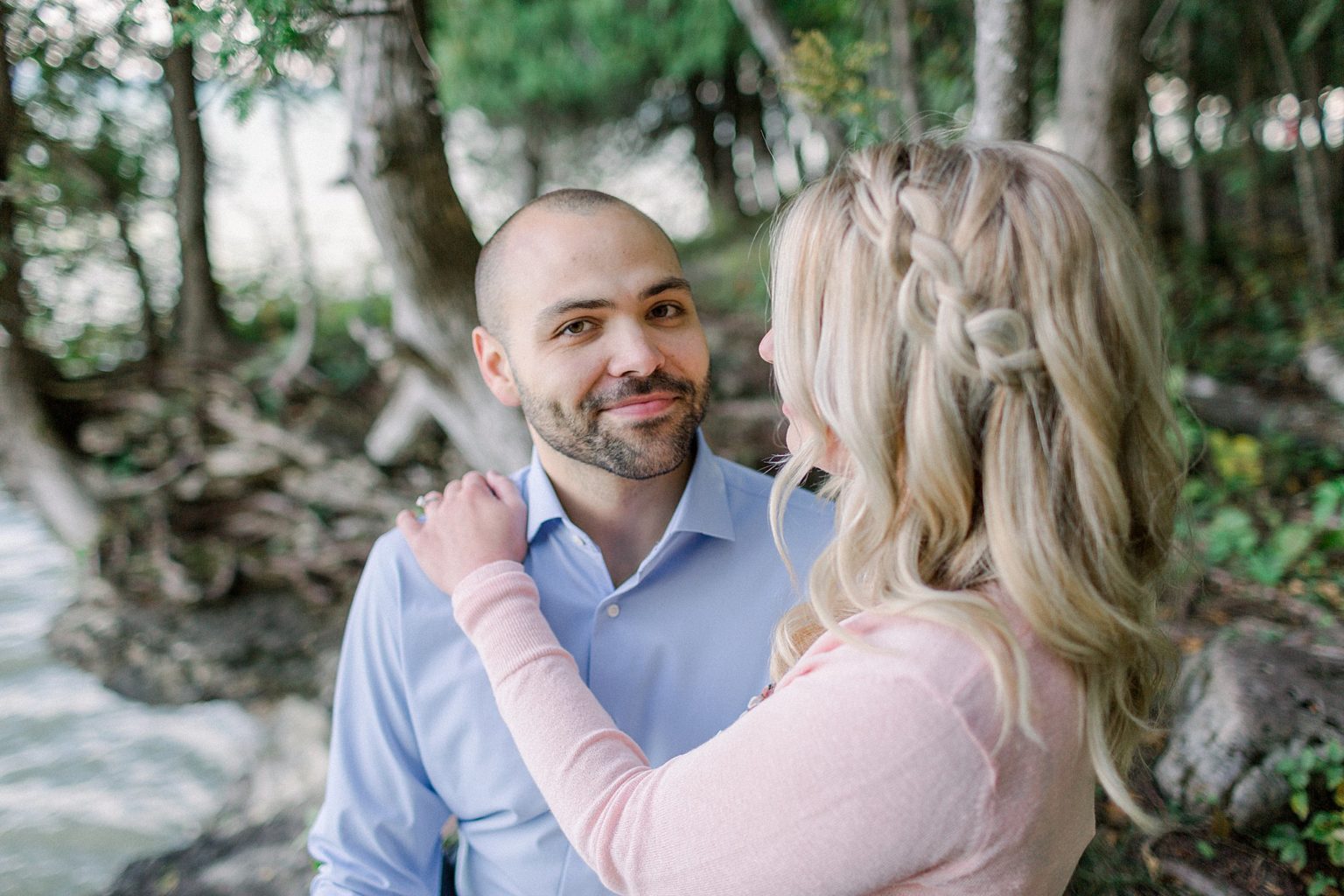 Cave Point Engagement Session | Door County Wedding Photographer
